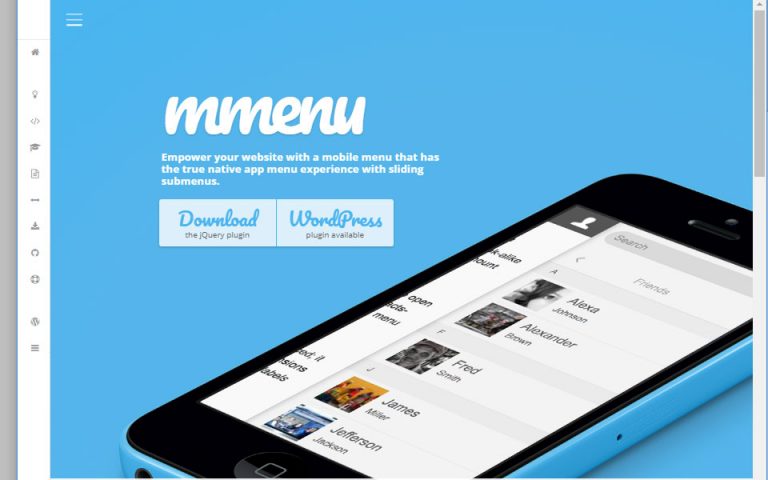 mmenuは初心者でも簡単に使えるjQuery plugin｜スマホ用メニュー|ユズムログ